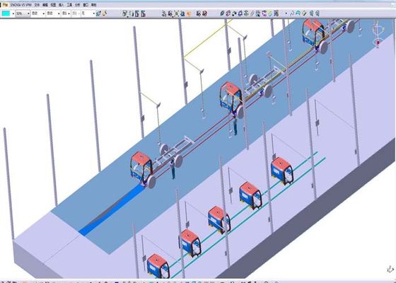 3D Design Automobile Assembly Line , Car Assembly Plant Corporation ...