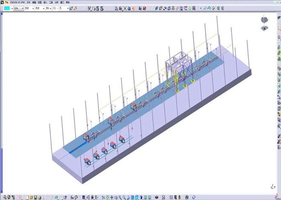 3D Design Automobile Assembly Line , Car Assembly Plant Corporation ...